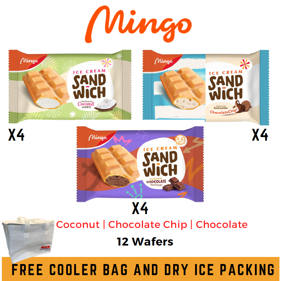 [Bundle Deal] Mingo Ice Cream Sandwich with FREE Cooler Bag and Dry Ice ...