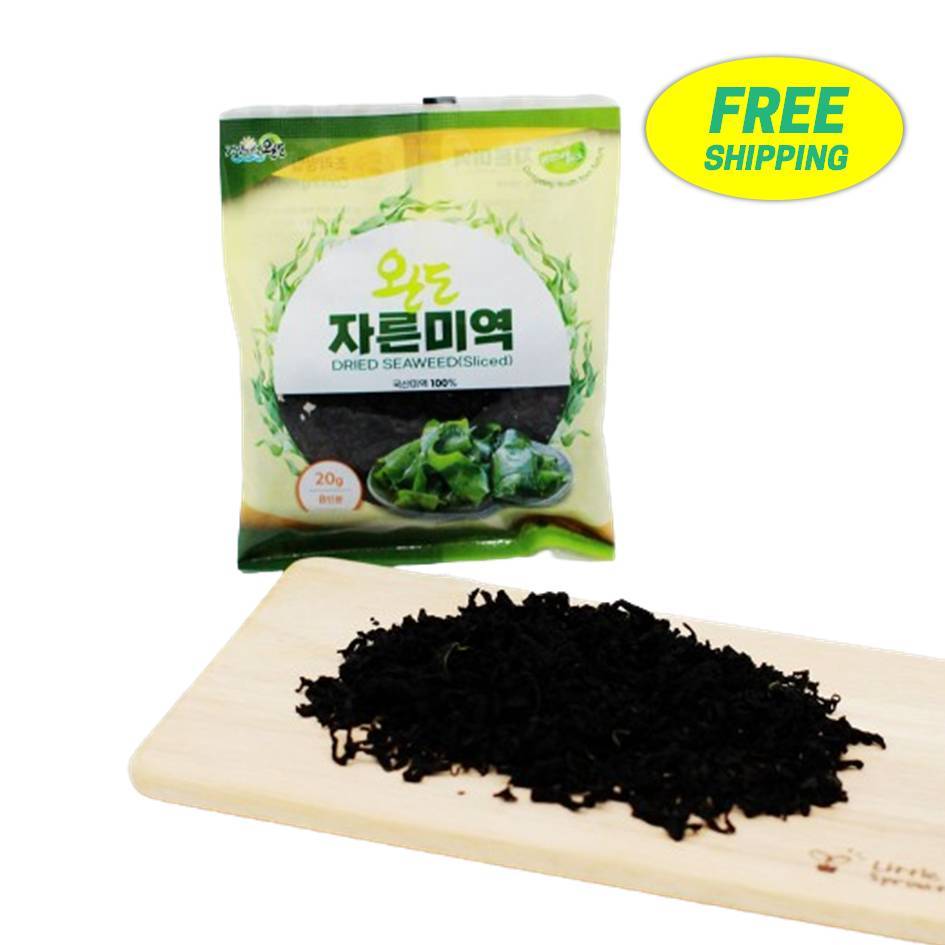 NATUREPICK KOREAN Dried Seaweed 20g (Sliced) From Clean Korean Ocean ...