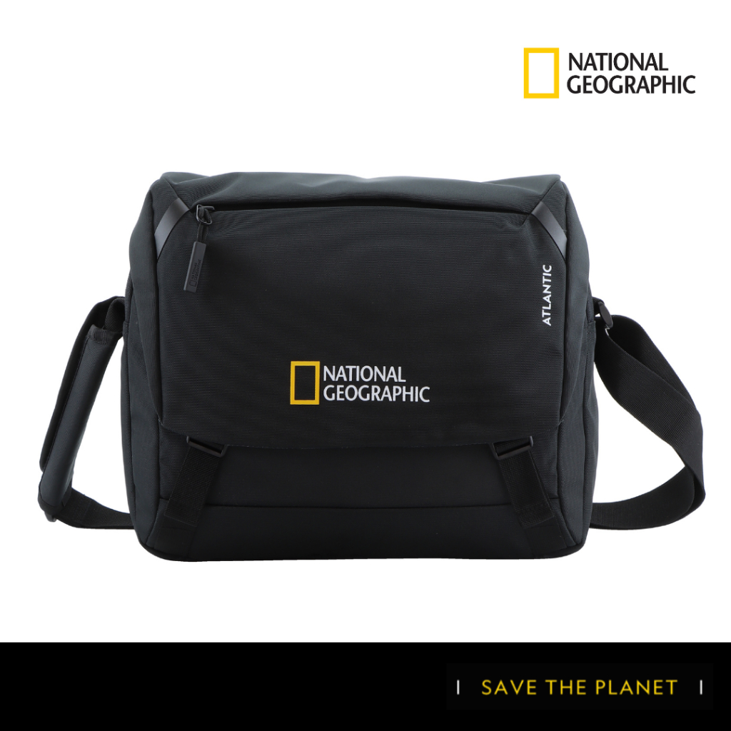 NAT GEO | Atlantic | RPET Polyester Messenger Bag | Shopee Singapore