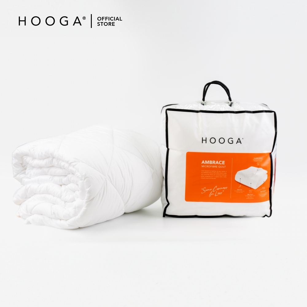 Hooga Orange Label AMBRACE Microfiber Quilt | Alternative Down Quilt ...
