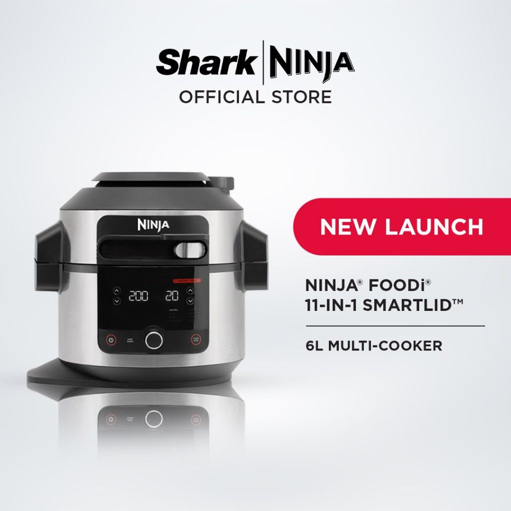 Ninja Foodi 11 in 1 SmartLid Multi cooker in one pot with 6L Capacity ...