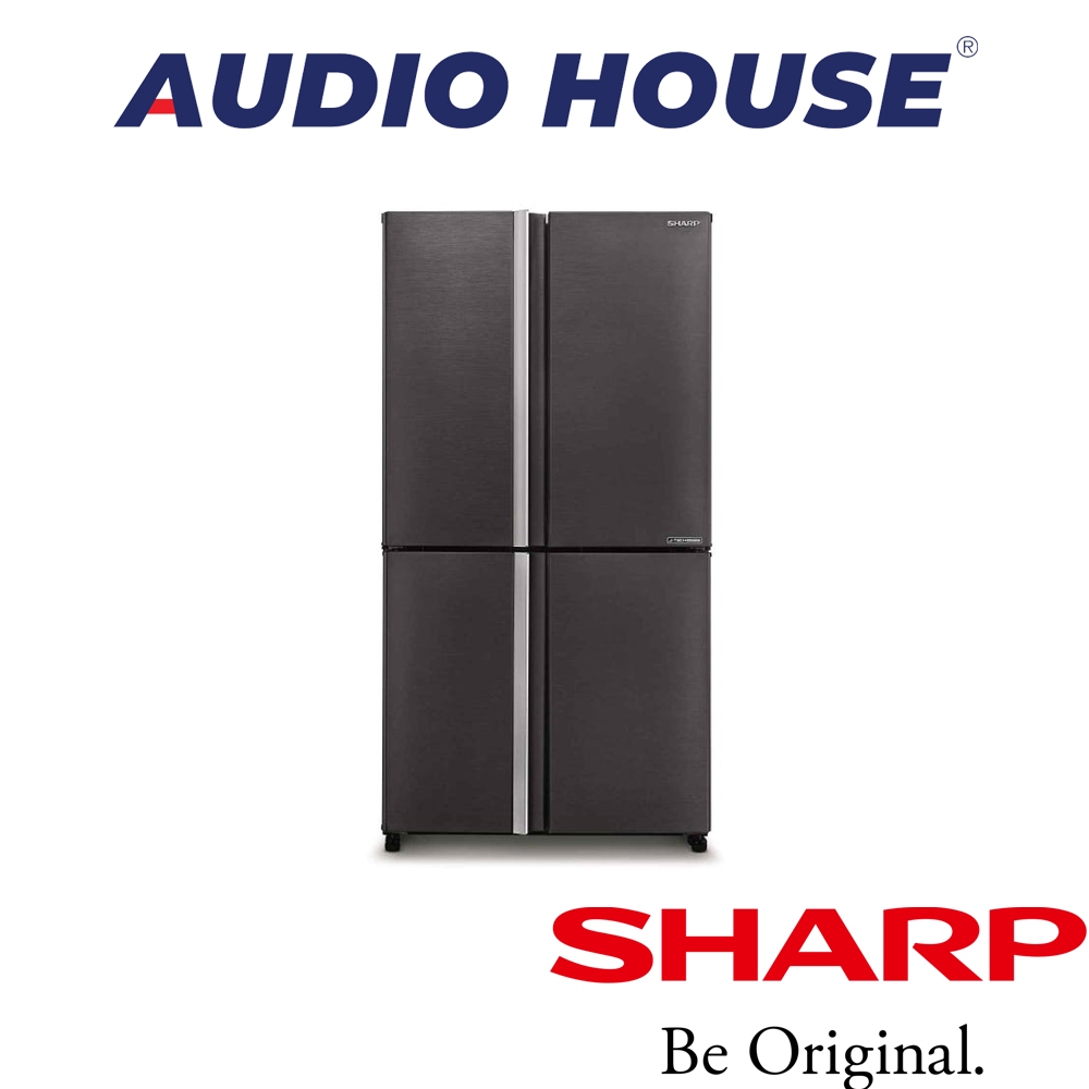 SHARP SJ-VX57ES-DS 567L 4 DOOR FRIDGE COLOUR: DARK INOX ENERGY LABEL: 3 ...