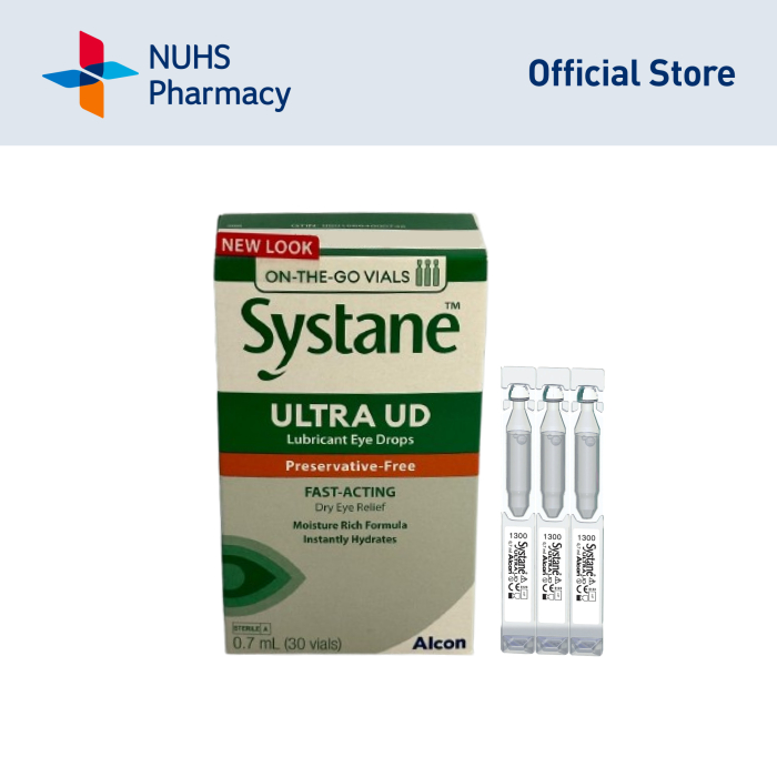 Systane Ultra UD 0.7ml 30s Lubricant Eye Drops [NUHS Pharmacy] | Shopee ...