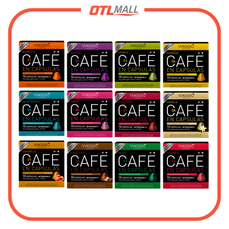 Viaggio Coffee Espresso Coffee Capsule Flavoured Nespresso Compatible ...