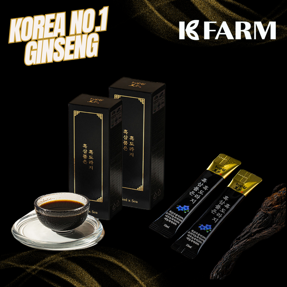 [K-FARM] GeumSan Premium Black Ginseng & Bellflower Root Extract Stick ...