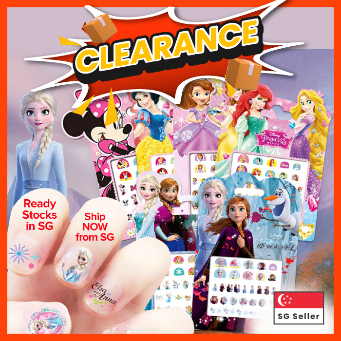 ⚡Clearance Sales⚡ 5 pcs Kids Nail Sticker for Girls Kids Goodie Bag ...
