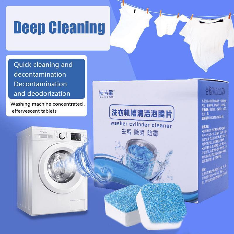 Washing Machine Cleaner Remover Effervescent Tablet Anti-bacteria ...