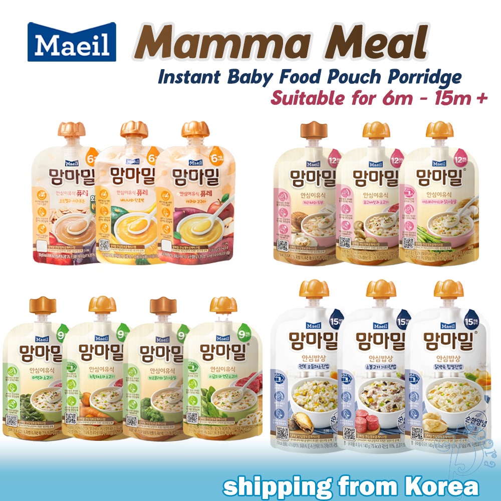 Maeil Mamma Meal Instant Bay Food Pouch porridge / Shipping from Korea ...