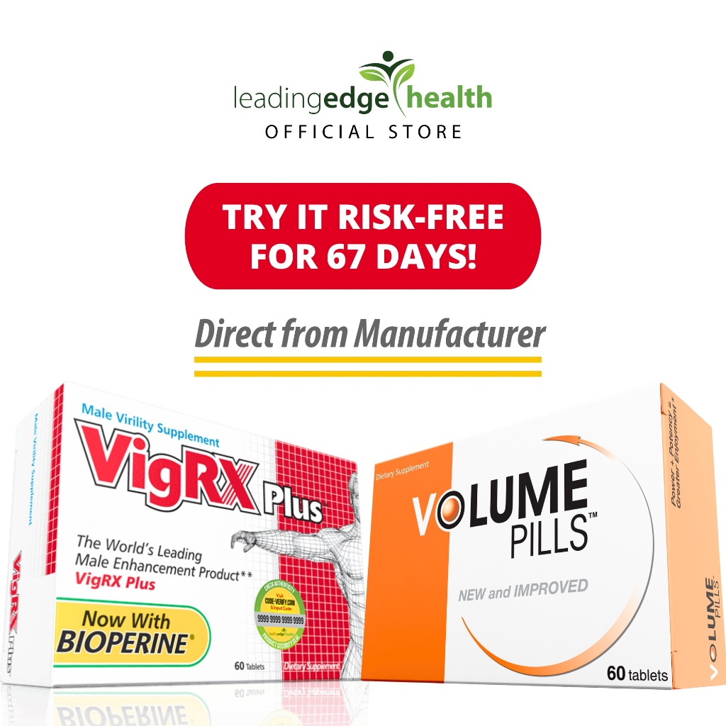 Official Leading Edge Health Brand Box Includes VigRX Volume Pills ...