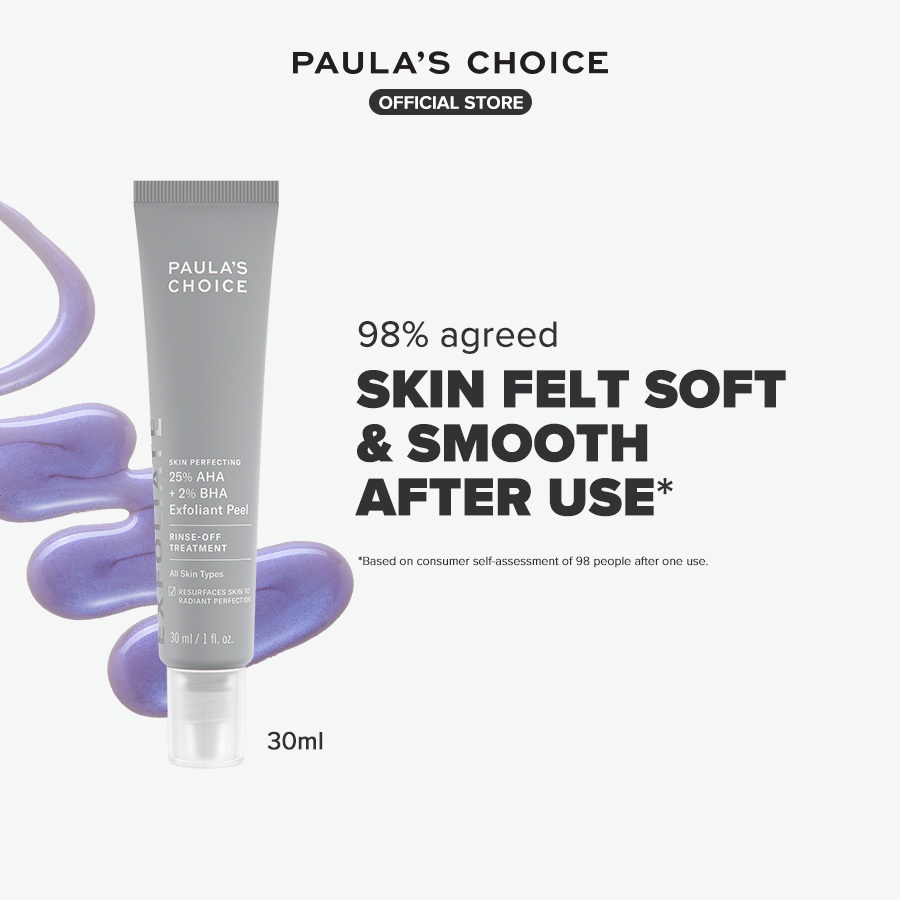 Paula's Choice 25% AHA + 2% BHA Exfoliant Peel - Smooth Bumps & Unclogs ...
