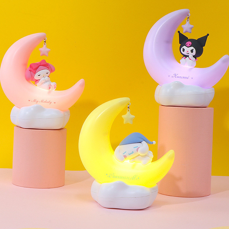 [SG Stock] Sanrio Nightlight Desk Lamp Decor Melody Cinnamoroll Kuromi ...