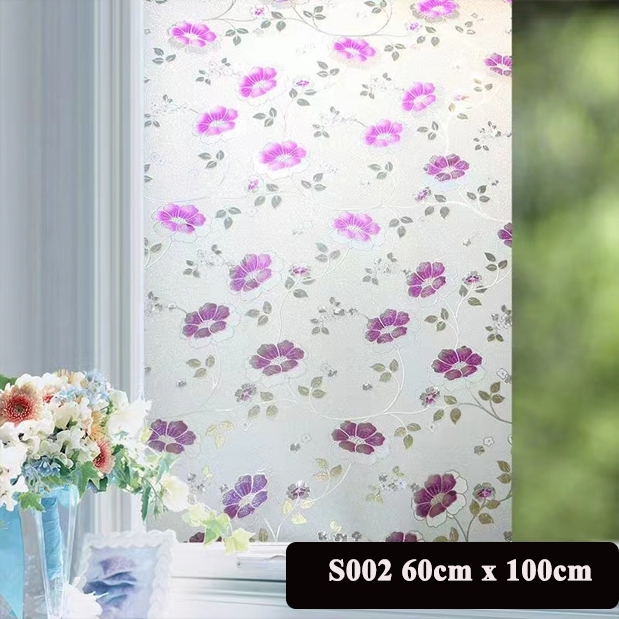 60(90)cm X 100cm Waterproof Frosted Privacy Bathroom Window Glass Film Stickers PVC Self ...
