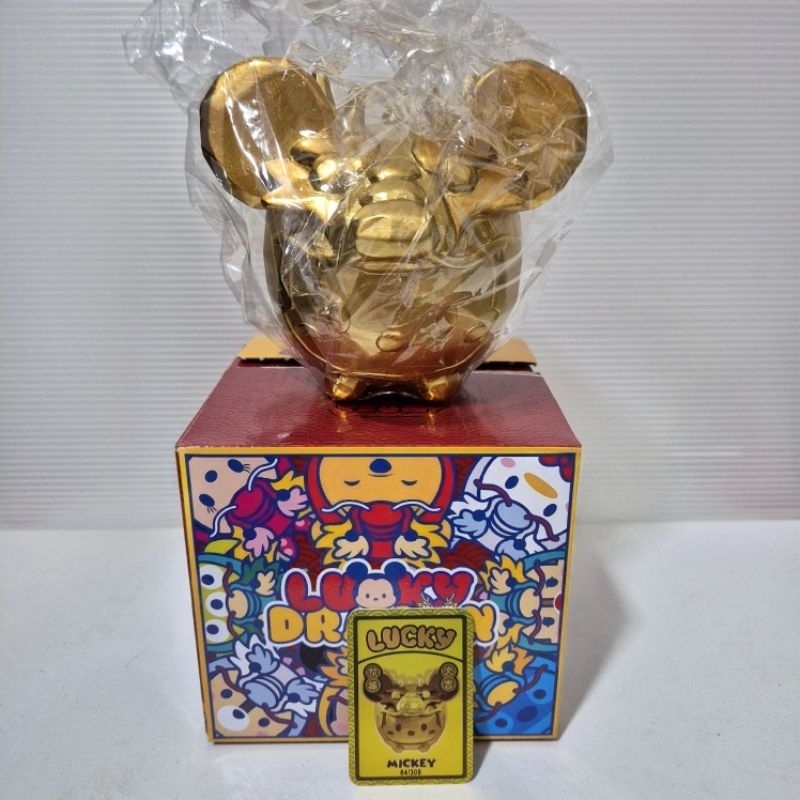 Exclusive CPCM Lucky Dragon Gold Mickey Silver Minnie and normal Stitch ...