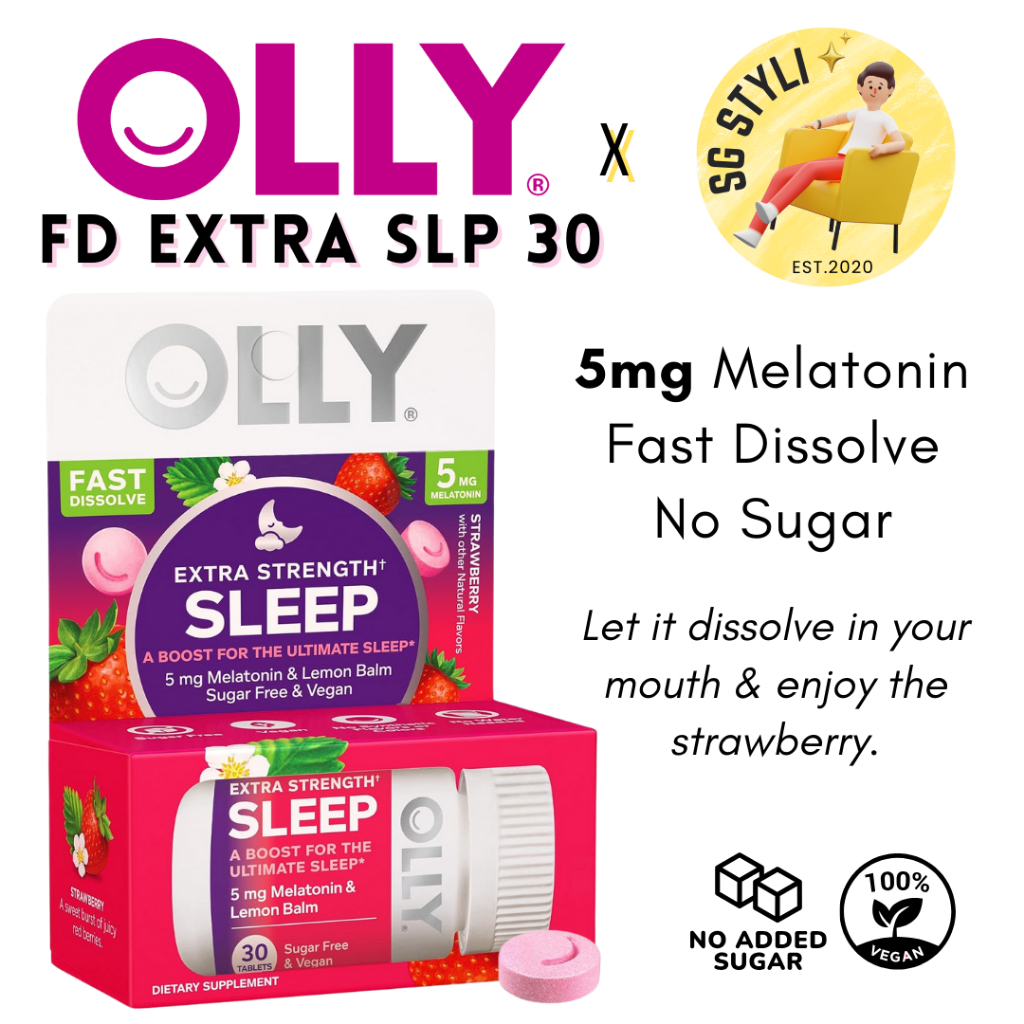 💯Olly Sleep Immunity 50/60/110 Gummy Vitamins *READY Stocks* *2-3 Days ...