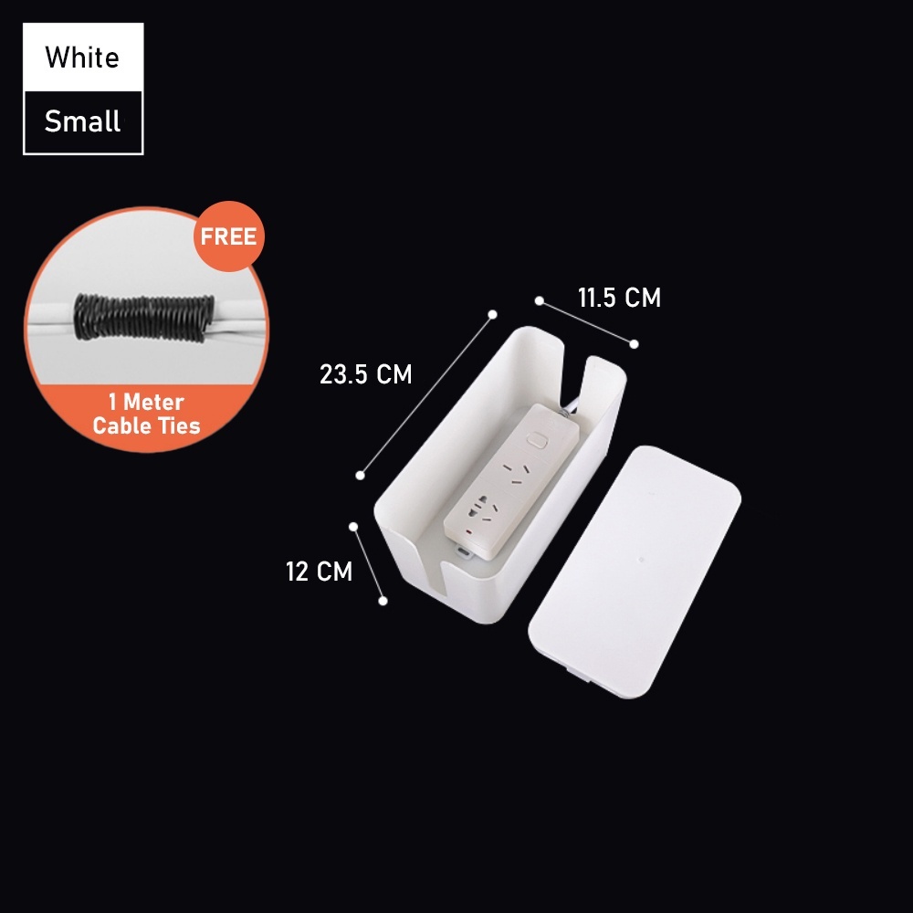 🇸🇬Lucky Home🔥Cable Management Box/Cable Organizer Box/Cable Storage Box ...