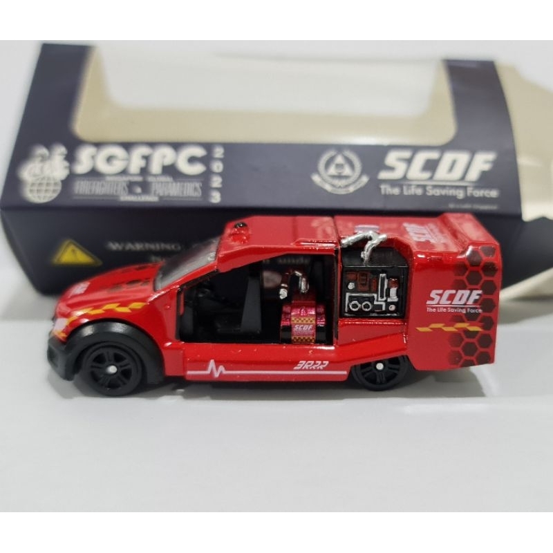 [Local Stock] 1/64 SCDF Red Rhino Robot 2nd Generation Singapore Fire ...