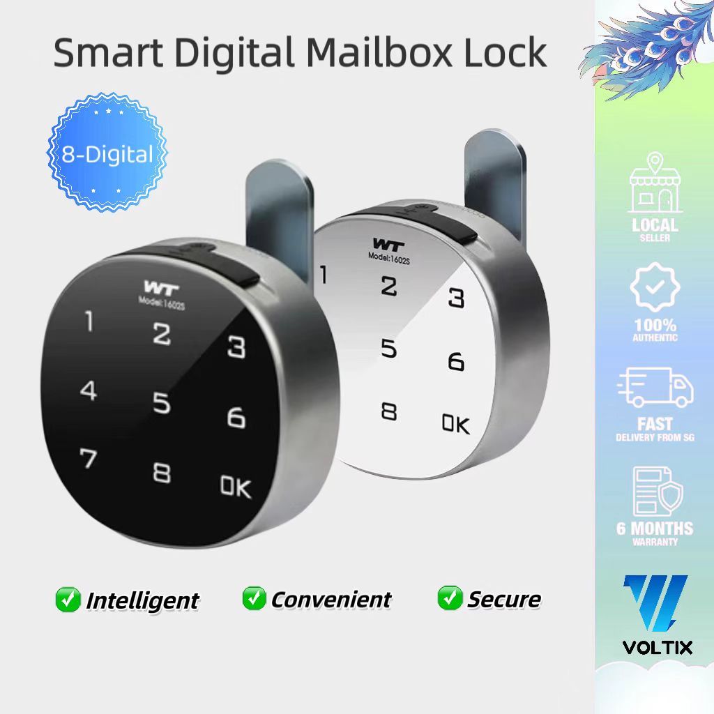 【SG】Smart Keyless Digital Mailbox Letter Box Lock 8digital 20mm ...