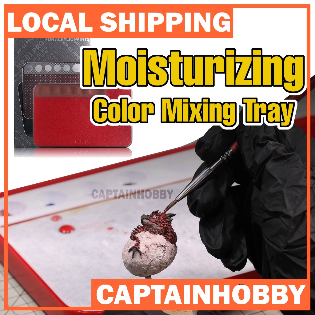 Premium Wet Palette/ Moisturizing Color Mixing Tray DSPIAE for Hand ...