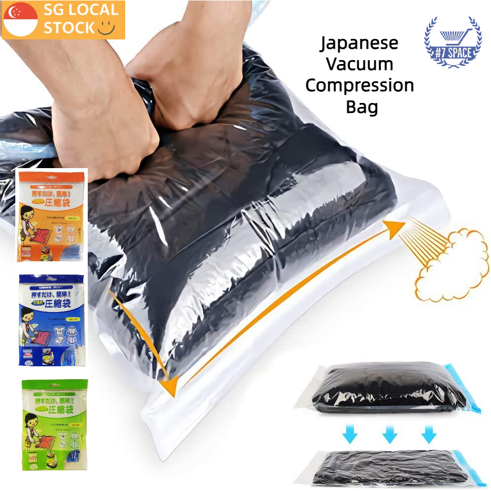 🔥SG LOCAL STOCK🔥Japanese Vacuum Compression Bag/ Hand Roll Compression ...