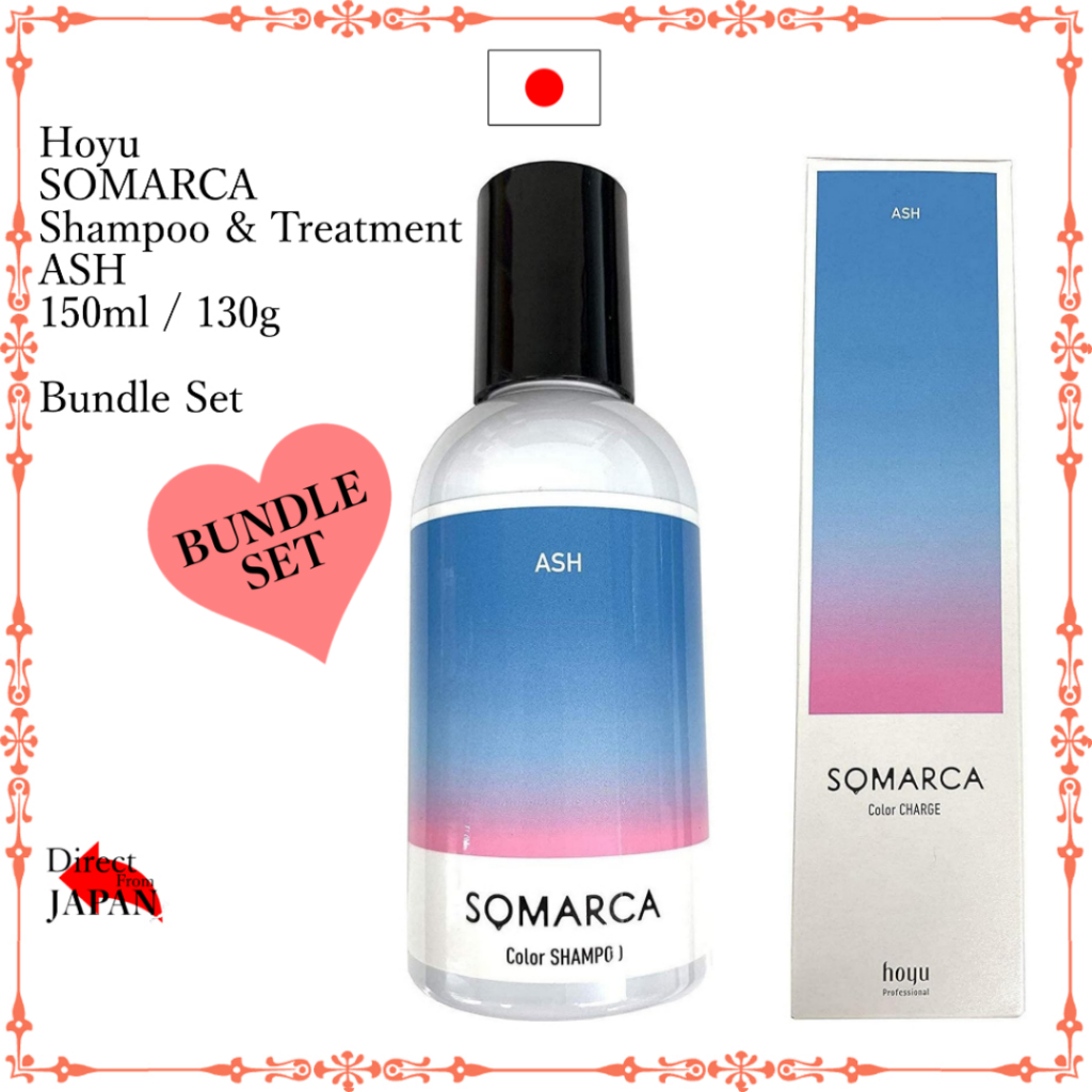 Hoyu SOMARCA Color Shampoo & Treatment ASH 150ml / 130g / Bundle Set | Shopee Singapore