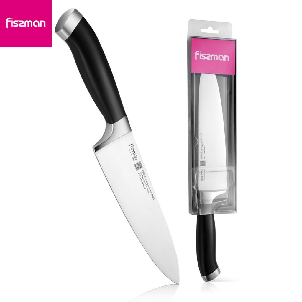 Fissman 8" Chef Knife, German Stainless Steel, ELEGANCE Series, Kitchen ...
