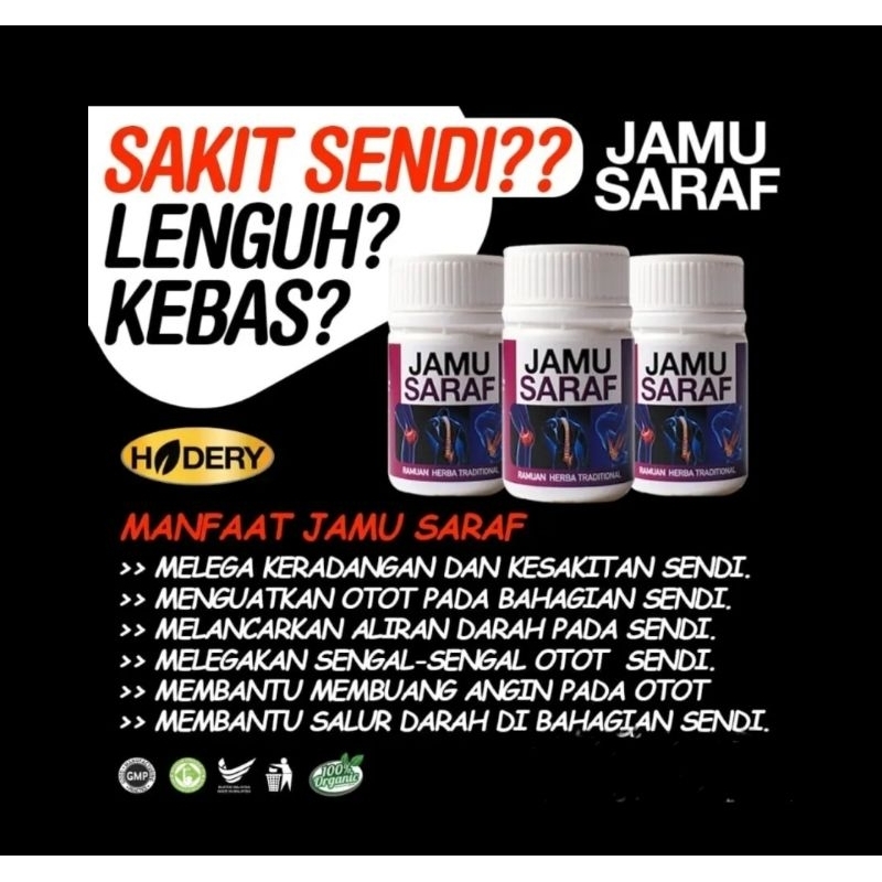 Jamu Saraf ( Nerve Remedy ) Original From Hadery ( Tongkat Ali ...