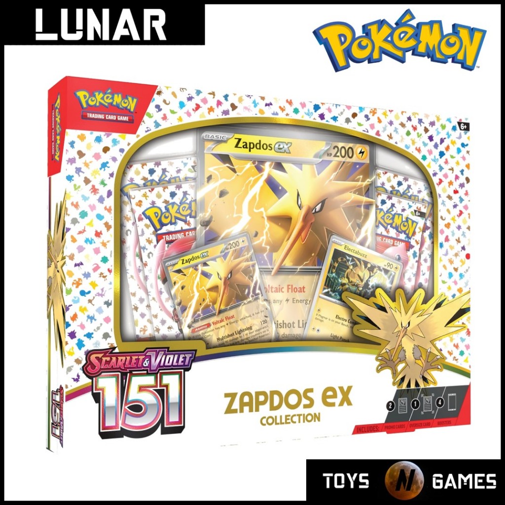 Pokemon TCG: Pokemon 151 Zapdos EX Collection Box | Shopee Singapore