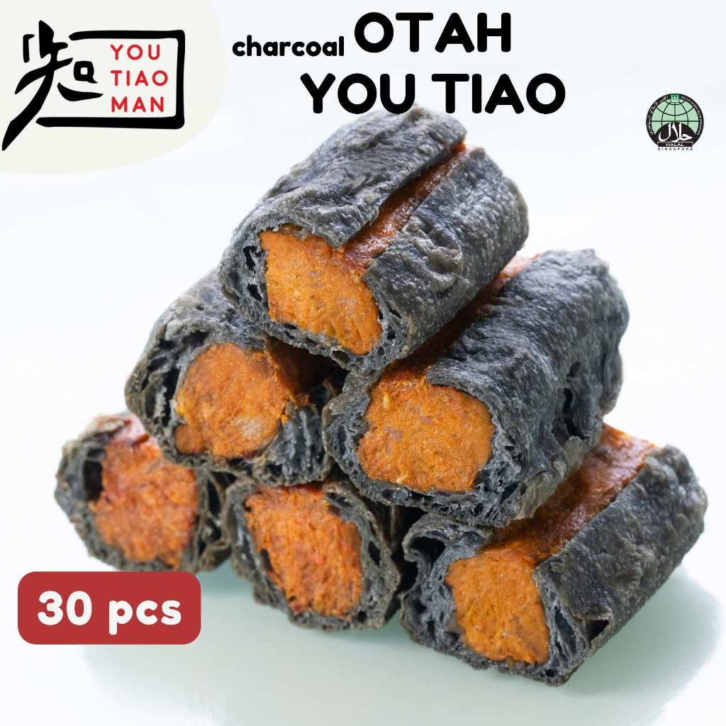 Otah Charcoal You Tiao / Halal Dough Fritters / Yu Tiao / Cakoi / 乌达油条 ...