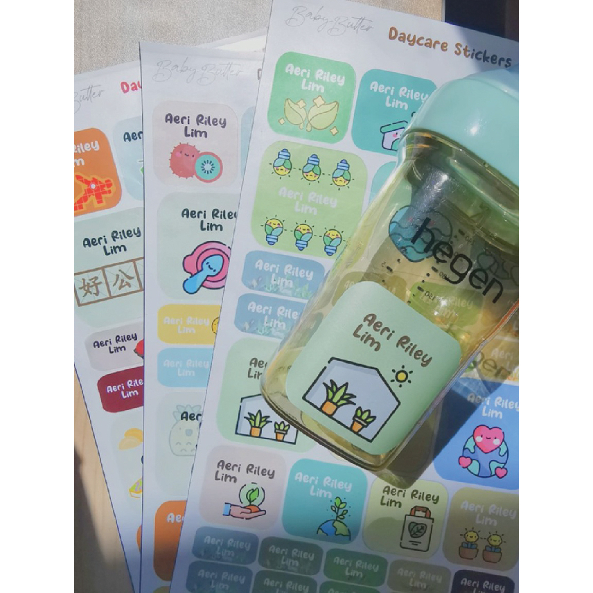 [SG LOCAL PRINTER] Waterproof Personalized Custom Childcare NAME ...
