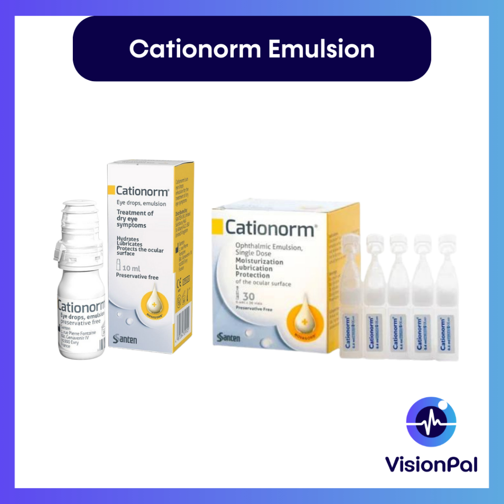 Cationorm Emulsion Eye Drop (10ml | Unidose) | Shopee Singapore