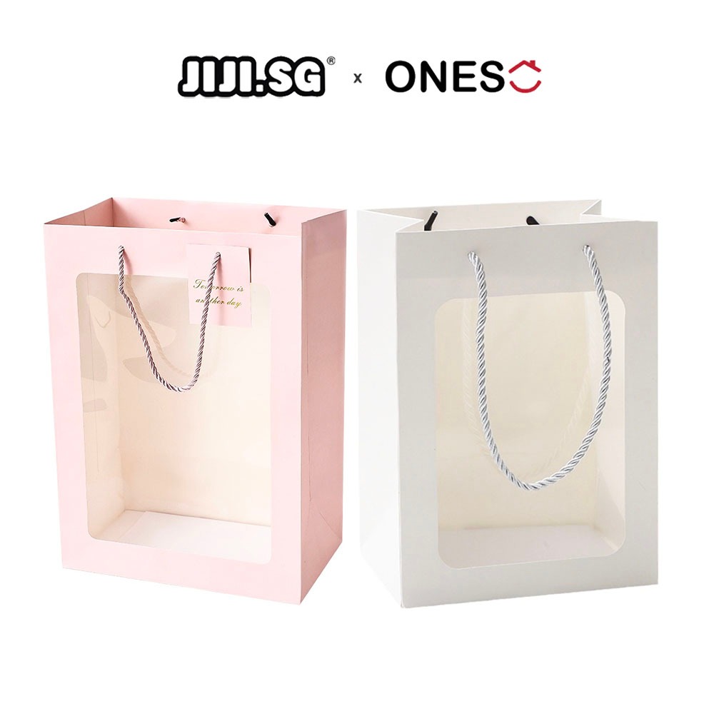 (JIJI.SG x ONES) AGNETTA Window Paper Bag - Gift Bag / Wrapping ...