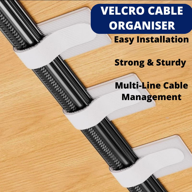 [SG]🔱Cable Organiser Tidy Management Velcro Cable Holder USB Wire ...