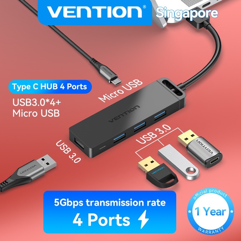 Vention USB HUB Multiple USB Splitter 4 Ports Hight Speed USB 3.0 HUB ... Vention USB HUB Multiple USB Splitter 4 Ports Hight Speed USB 3.0 HUB ...