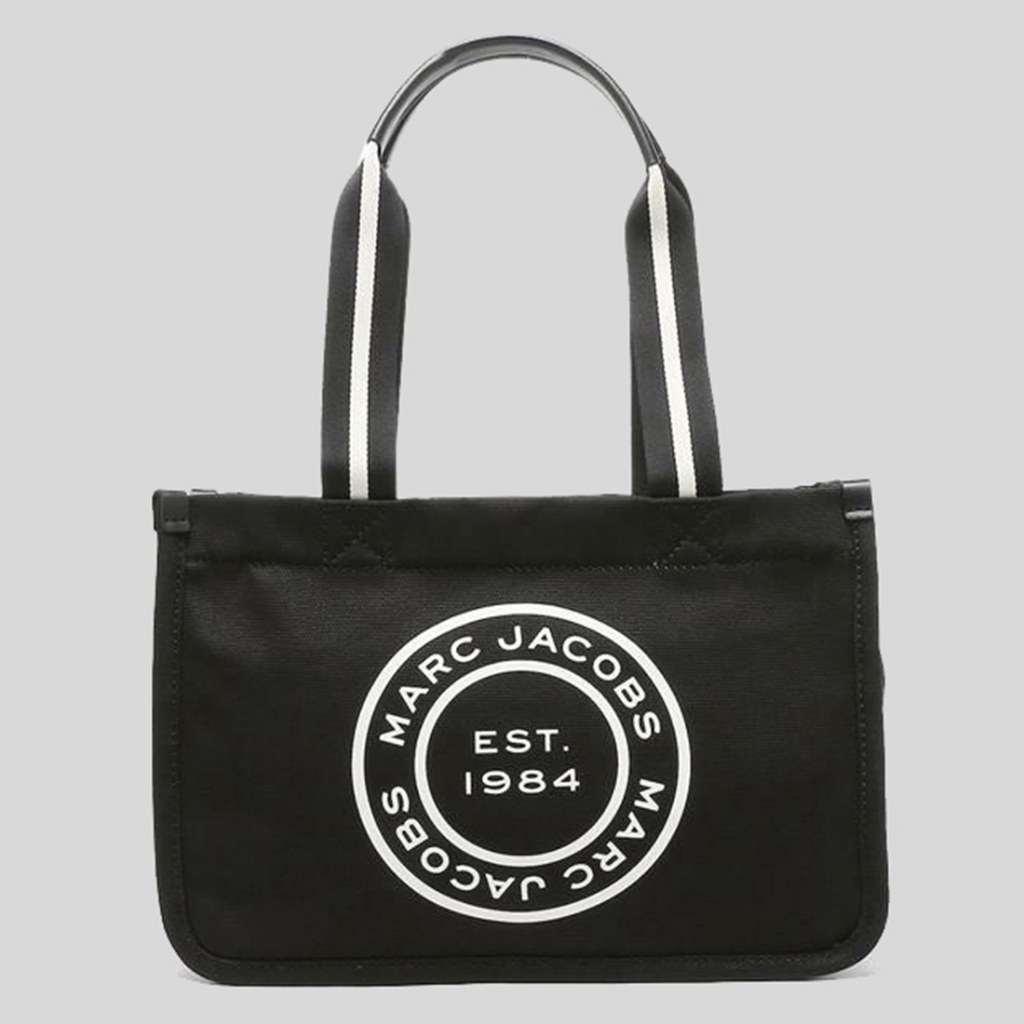 Marc Jacobs Signet Canvas Tote Black H050M06FA21 | Shopee Singapore
