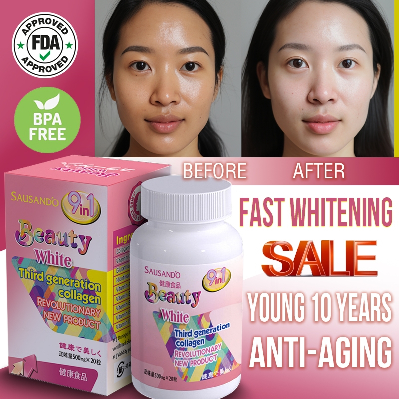 beauty collagen Glutacid glutathione (20 cps) Original 100% Whitening ...