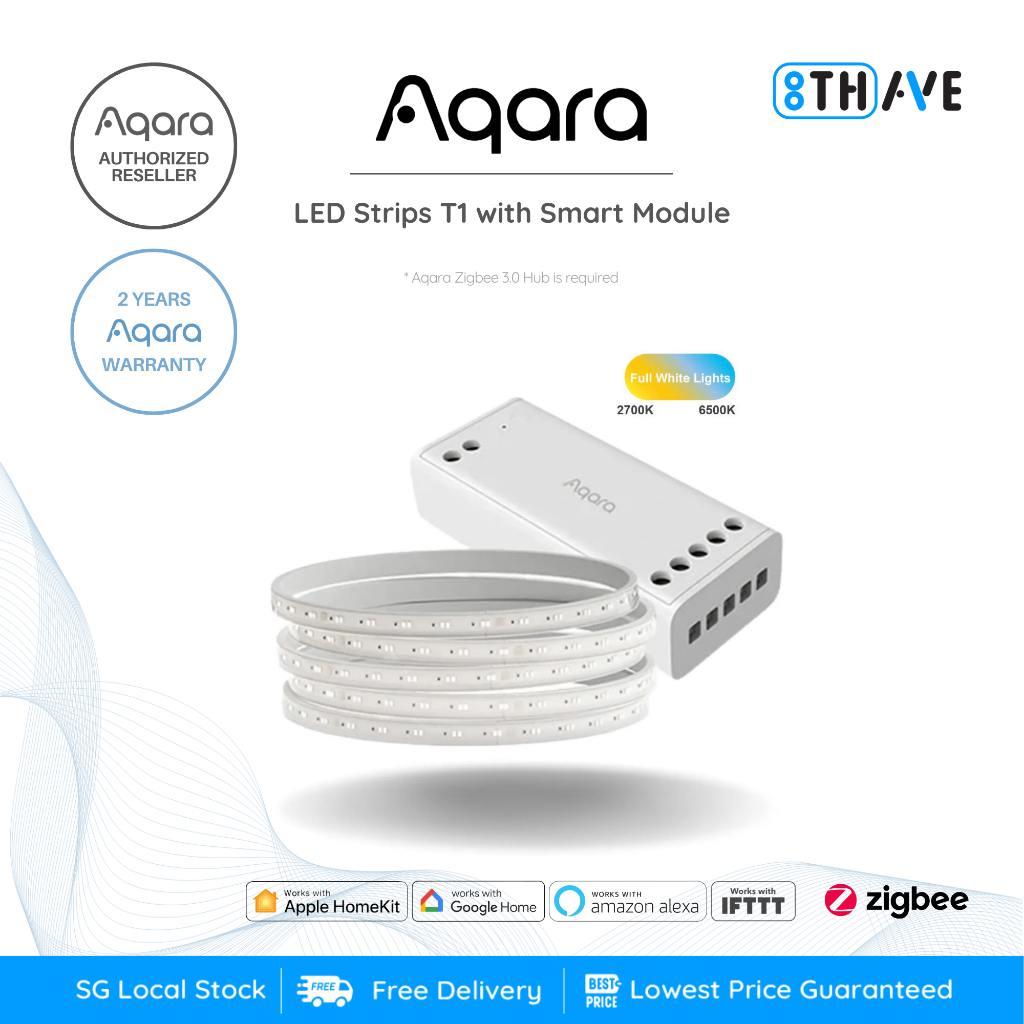 Aqara LED Strips T1 with Smart Module | Tunable White SMD/COB | 2 Years ...