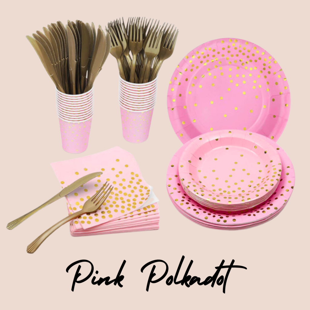 [SG SELLER] Party Disposable Cutlery Tableware Utensils Paper Plate ...