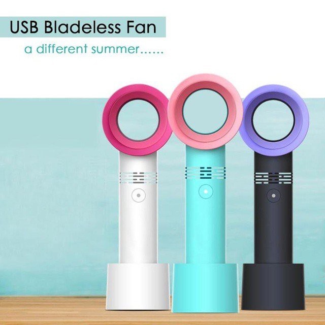 ★LOCAL STOCK★ Korean USB Bladeless Portable Fan Original No leaf Design ...