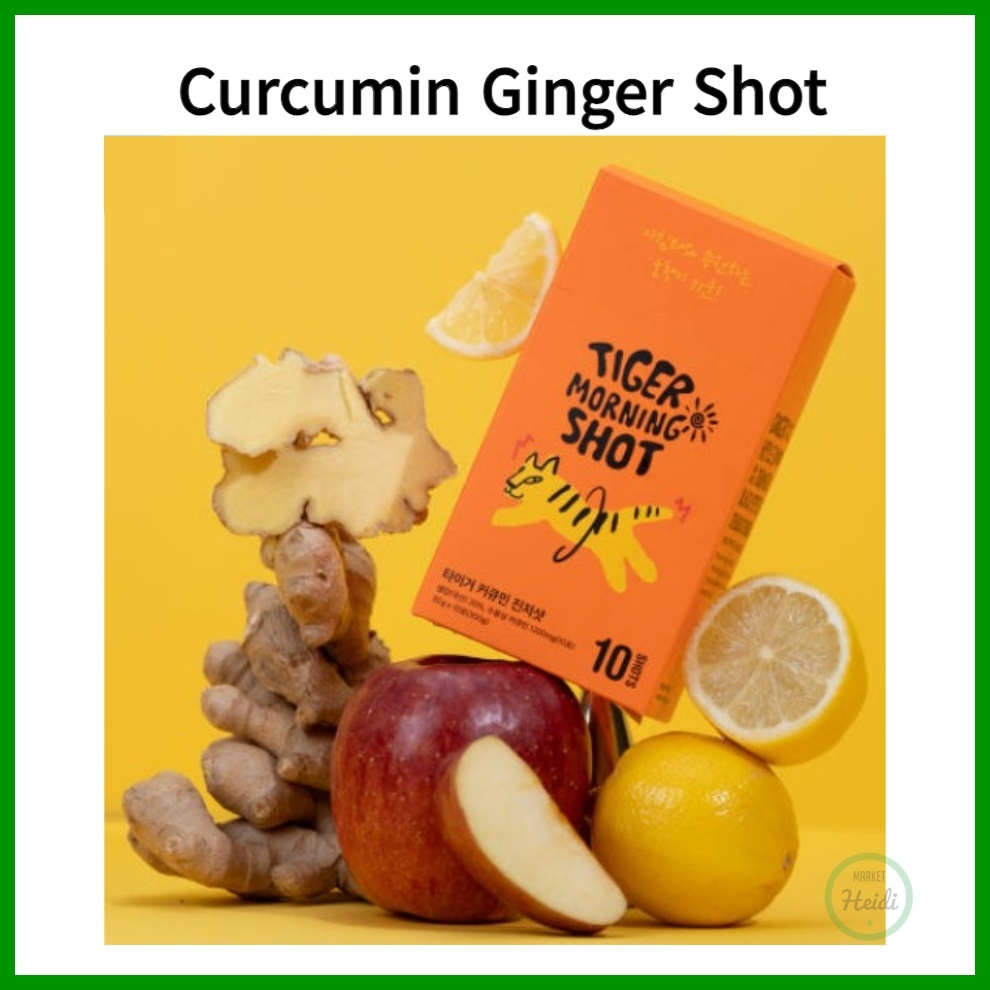 KOREA 🇰🇷 Tiger Morning Shot stick 30g x 10ea / Curcumin Ginger Shot ...