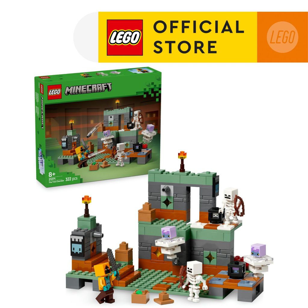 LEGO Minecraft 21271 The Trial Chamber (322 Pieces) | Shopee Singapore