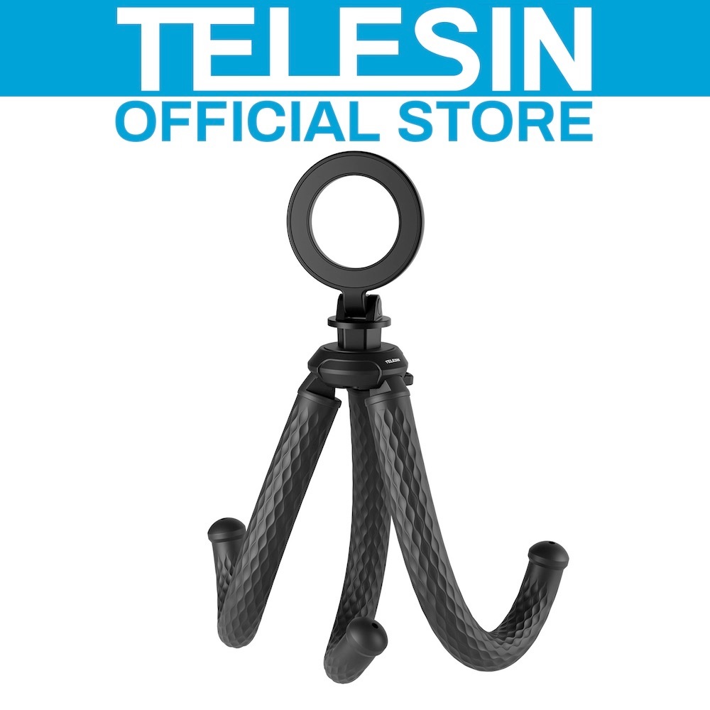 TELESIN Magnetic Flexible Phone Camera Tripod | Shopee Singapore