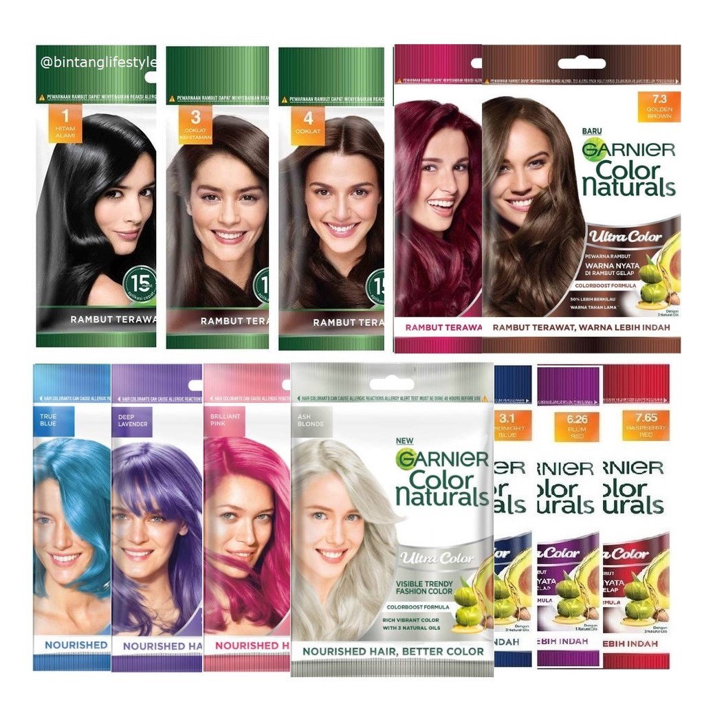 HAIR COLOR / HAIR DYE COLOR / PERWARNA RAMBUT 20g/30g | Shopee Singapore