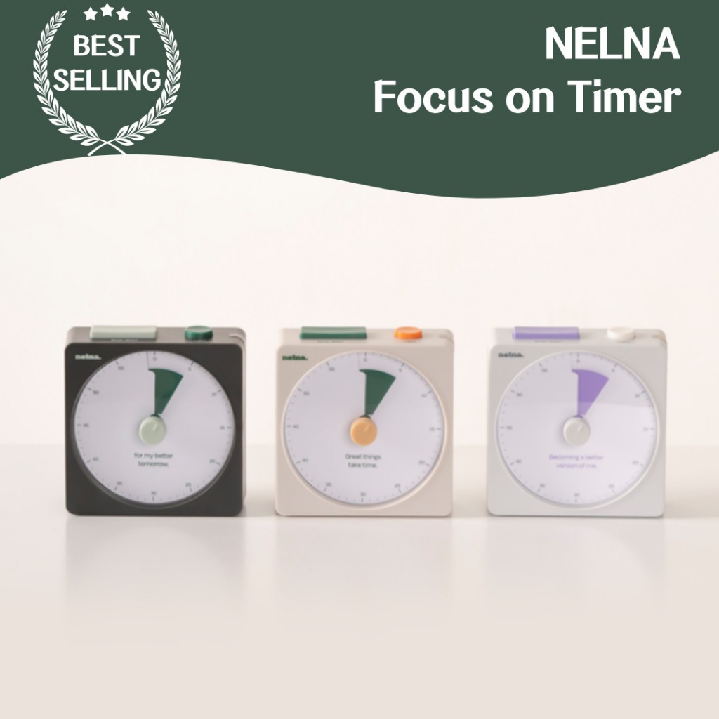 NELNA Focus On Timer - Google Pomodoro Study Magnet Time Timer ...