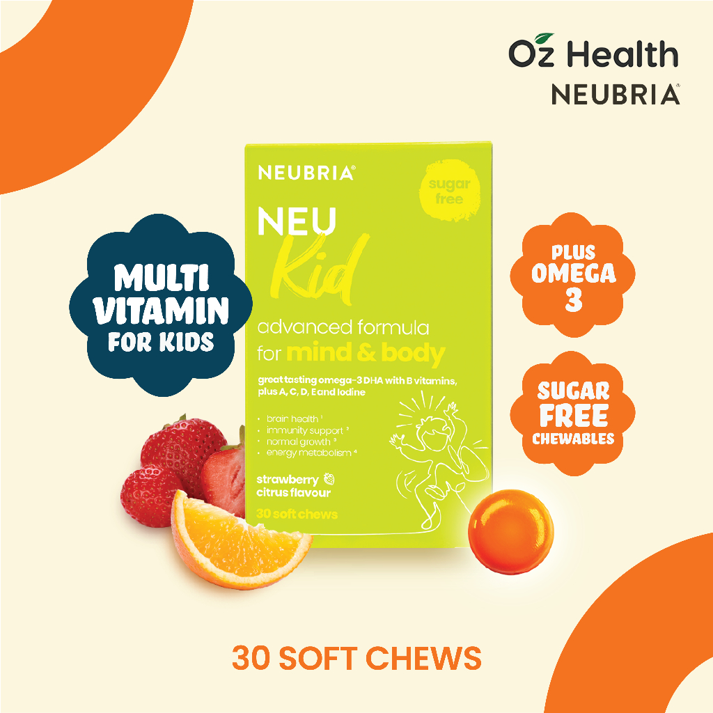 Neubria Neu Kids - Children's Multivitamin Plus Omega-3 (EPA & DHA ...