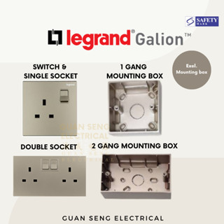 [SG Seller] Legrand Galion Switch and Socket White Dark Silver ...