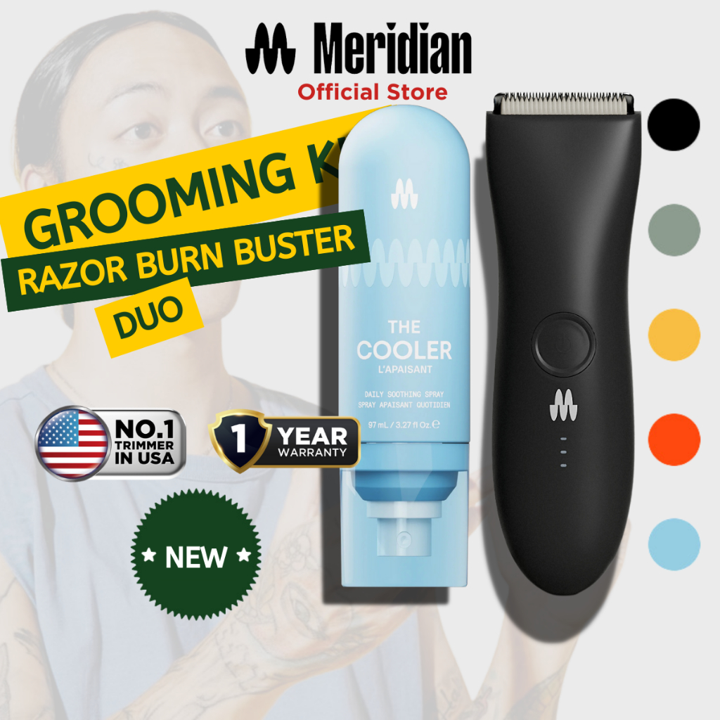 The Razor Burn Buster Duo Package by MERIDIAN: Waterproof Electric ...