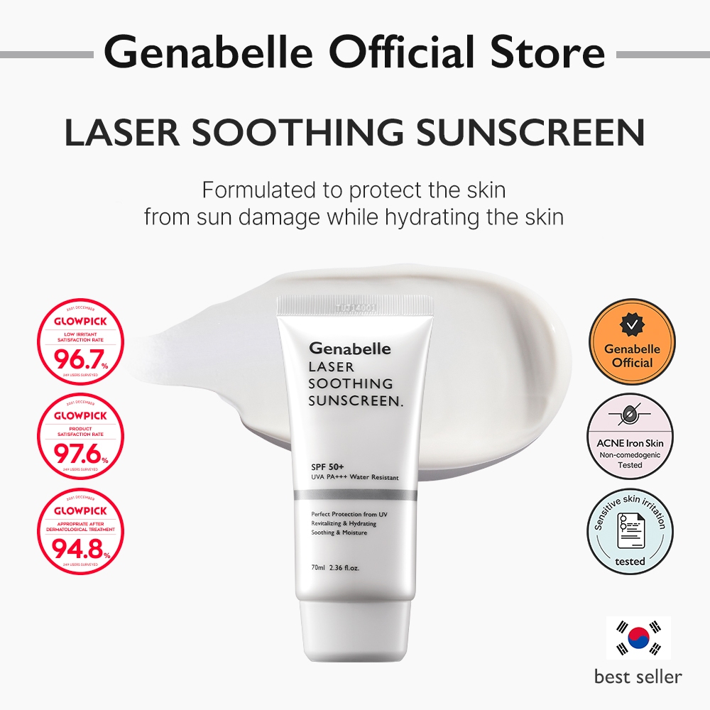 Genabelle Laser Soothing Sunscreen 70ml | Shopee Singapore