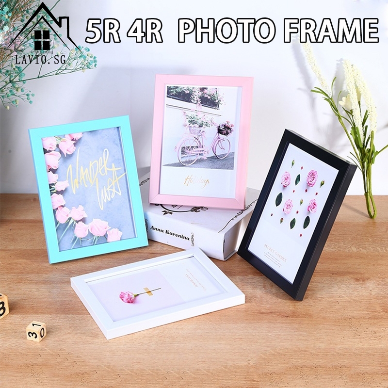 [SG] 5R A4 Solid Wood Photo Frame | Shopee Singapore