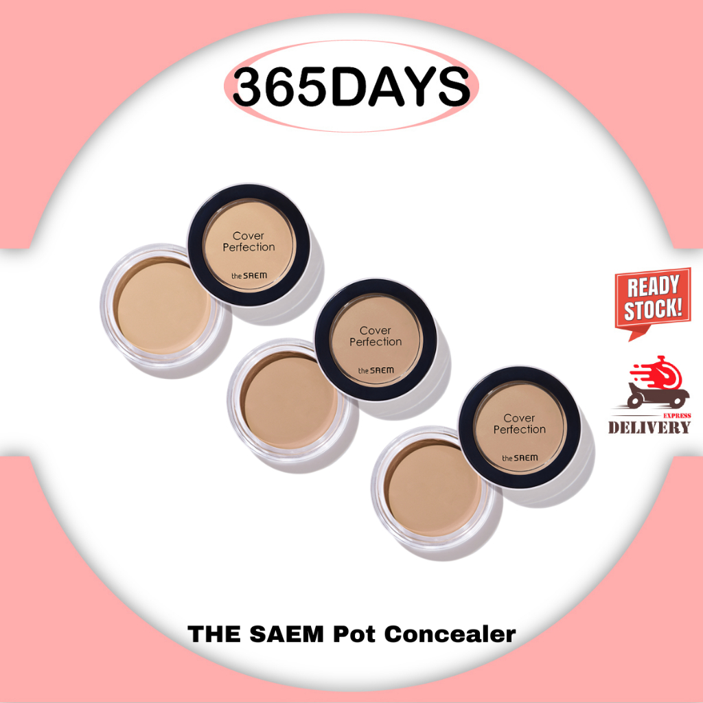 The Saem Cover Perfection POT Concealer 3 Colors !!NEW!! 0.5 Ice Beige ...