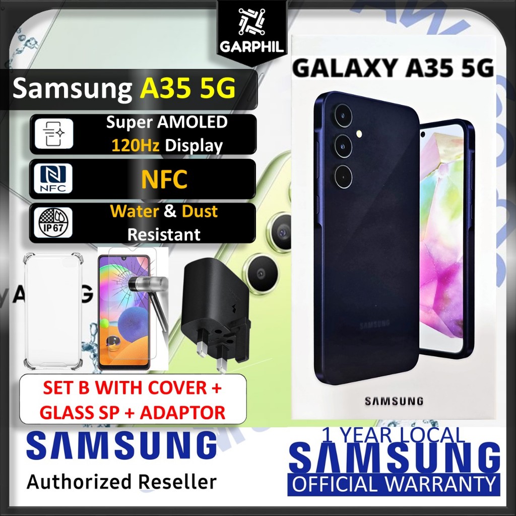 Samsung A35 5G 8/128GB Local set 1 year official Samsung warranty ...
